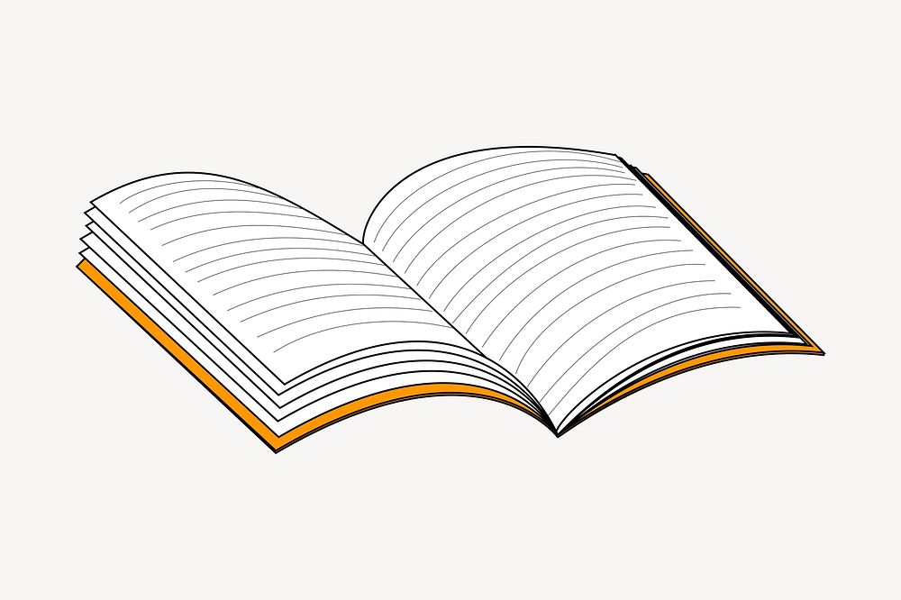 Open book collage element psd. | Free PSD - rawpixel