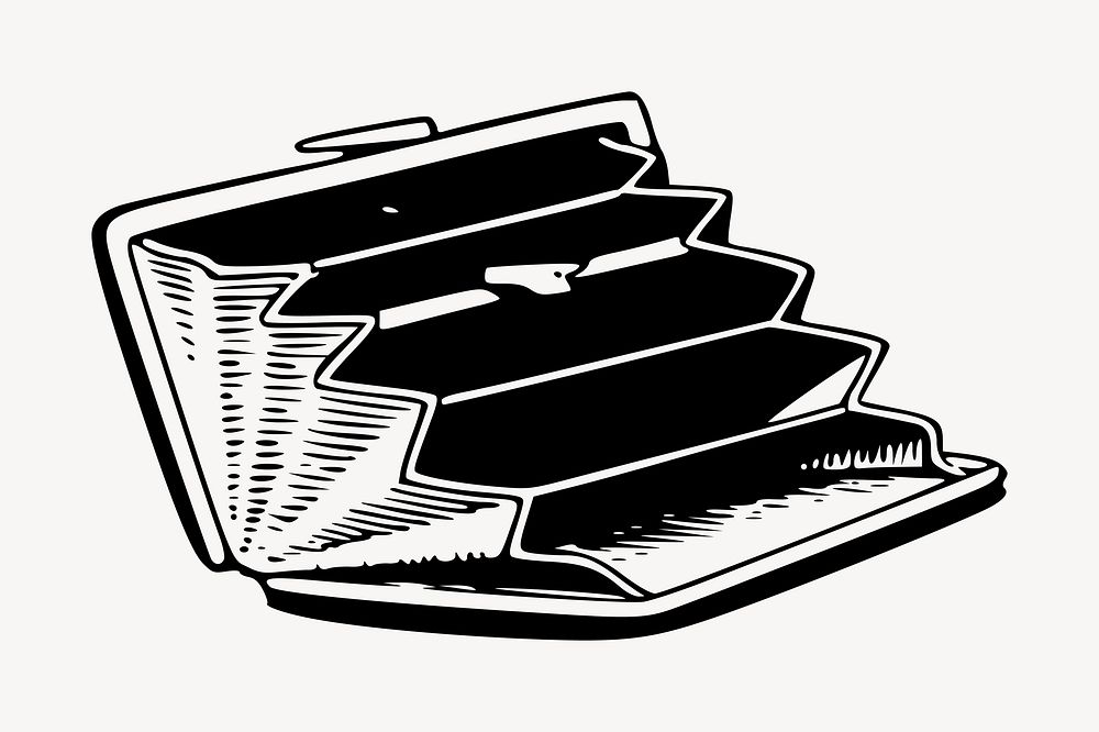 Empty wallet clipart, illustration. | Free Photo Illustration - rawpixel