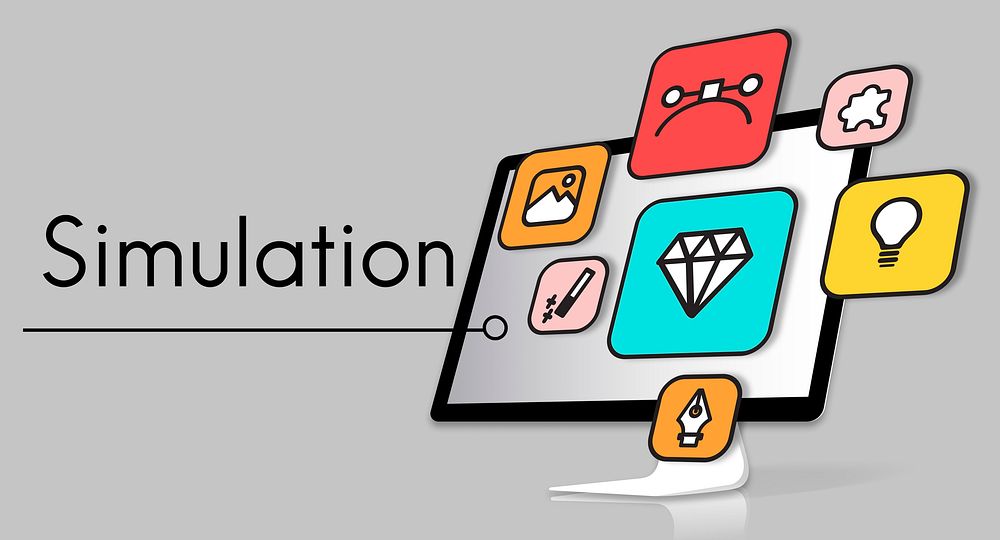 Design Innovation Simulation Icon Graphic | Free Photo - rawpixel