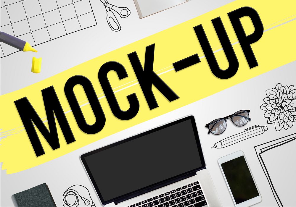 Mock Model Typography Object Sample | Free Photo - rawpixel