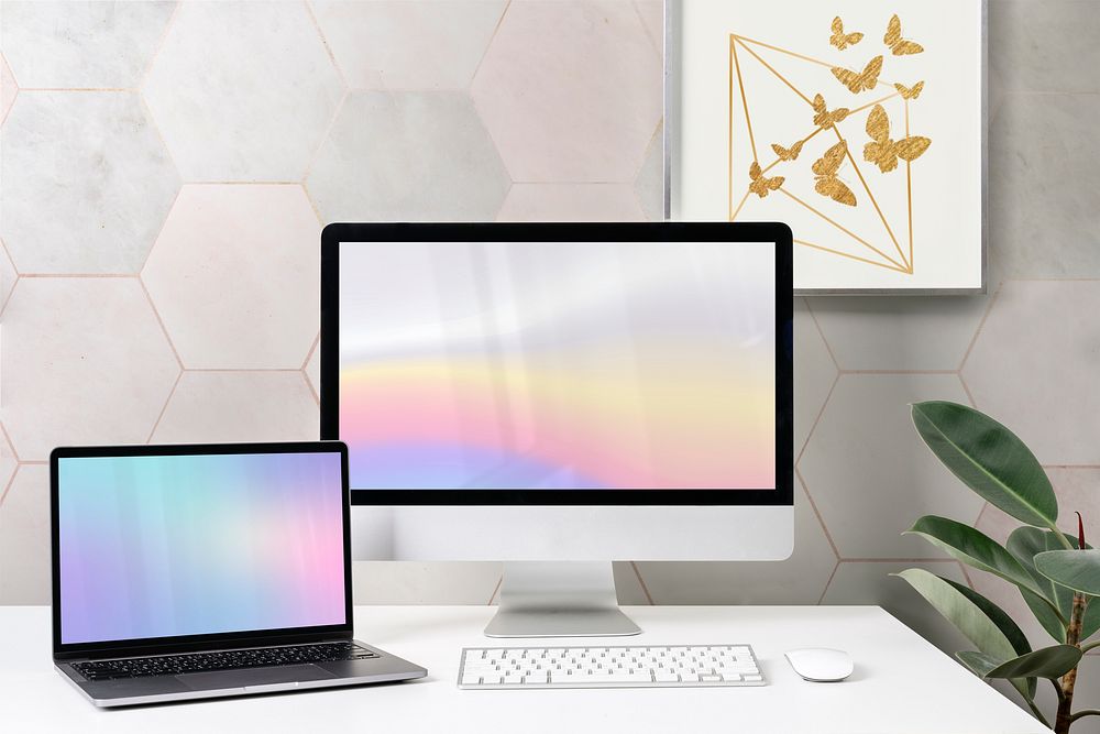 Multi devices, modern workstation photo | Premium Photo - rawpixel