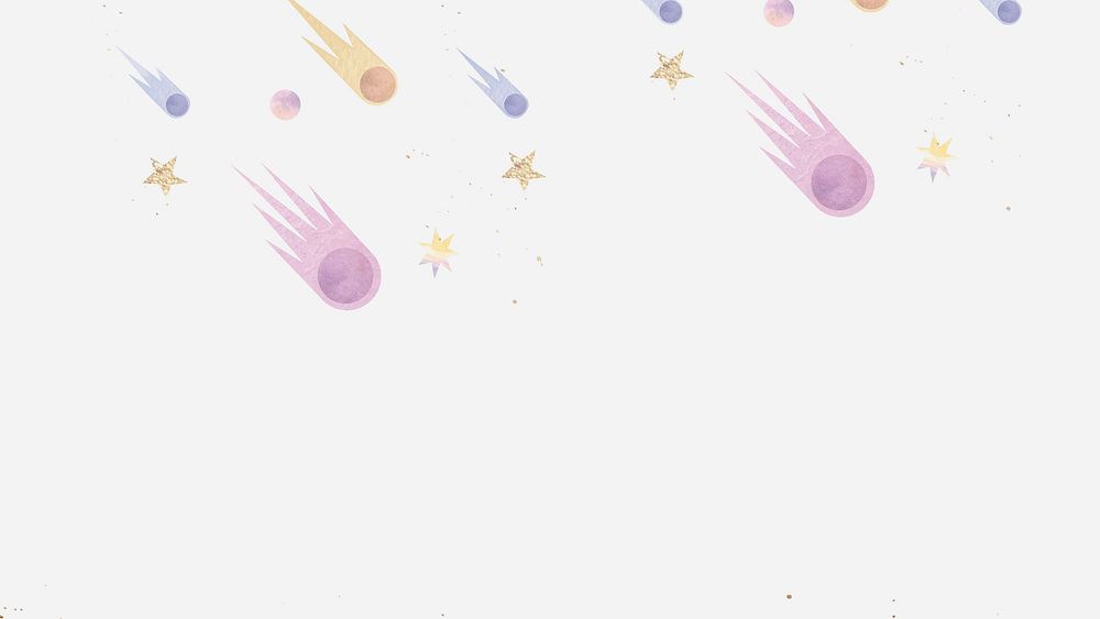 Shimmery pastel shooting stars pattern | Premium Photo - rawpixel