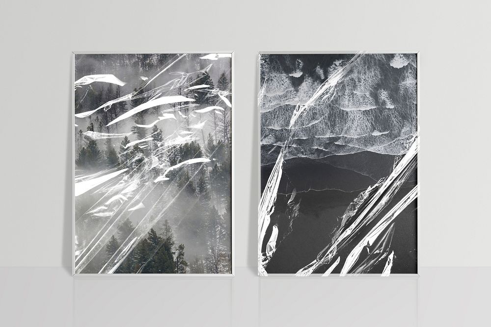 Framed abstract nature photos wall | Premium Photo - rawpixel