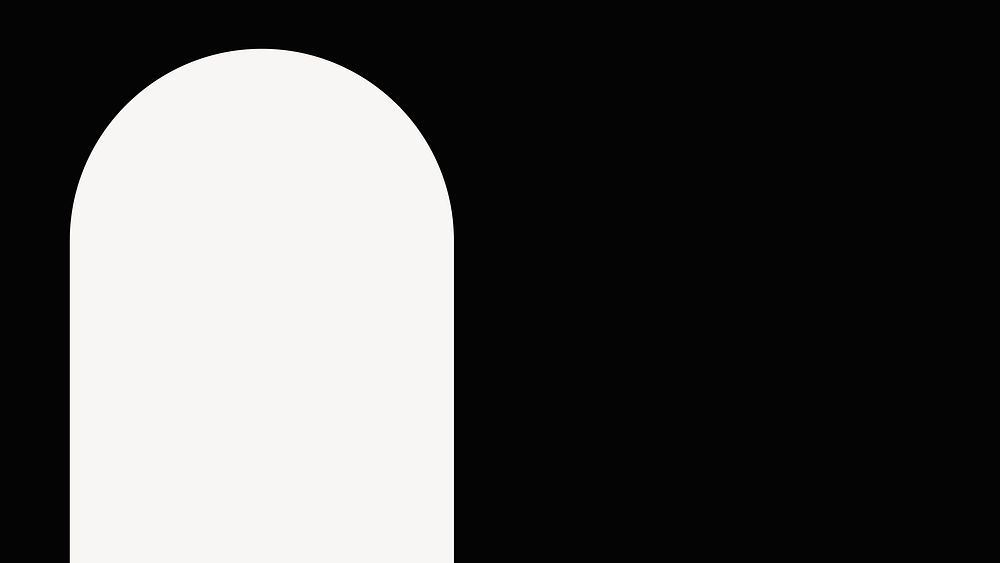 Arch frame desktop wallpaper, black | Premium Vector - rawpixel