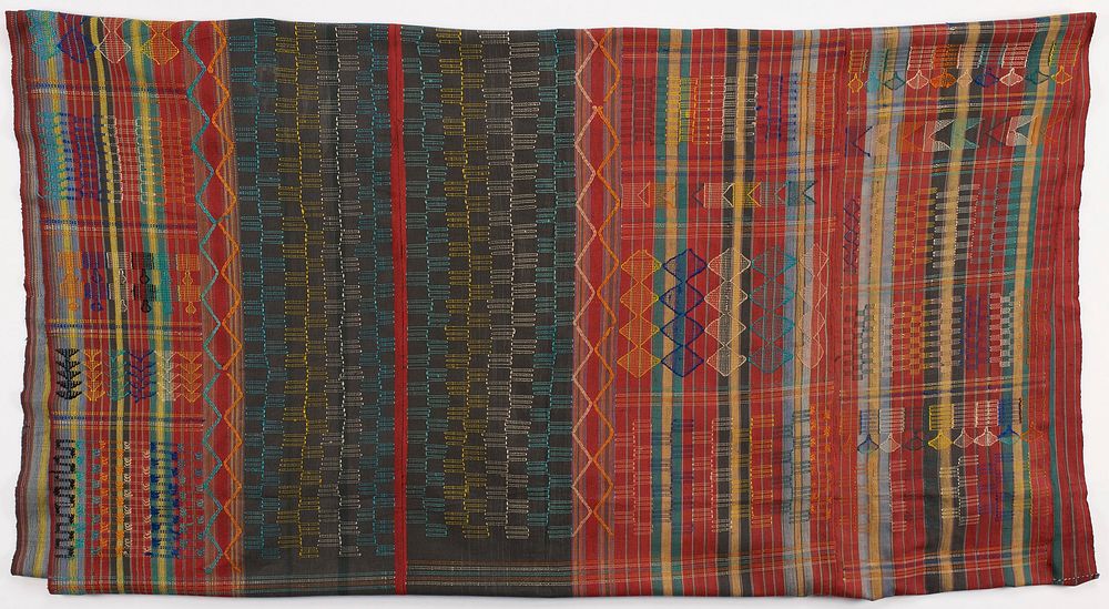 large, multicolored striped cloth with multicolored, | Free Photo ...