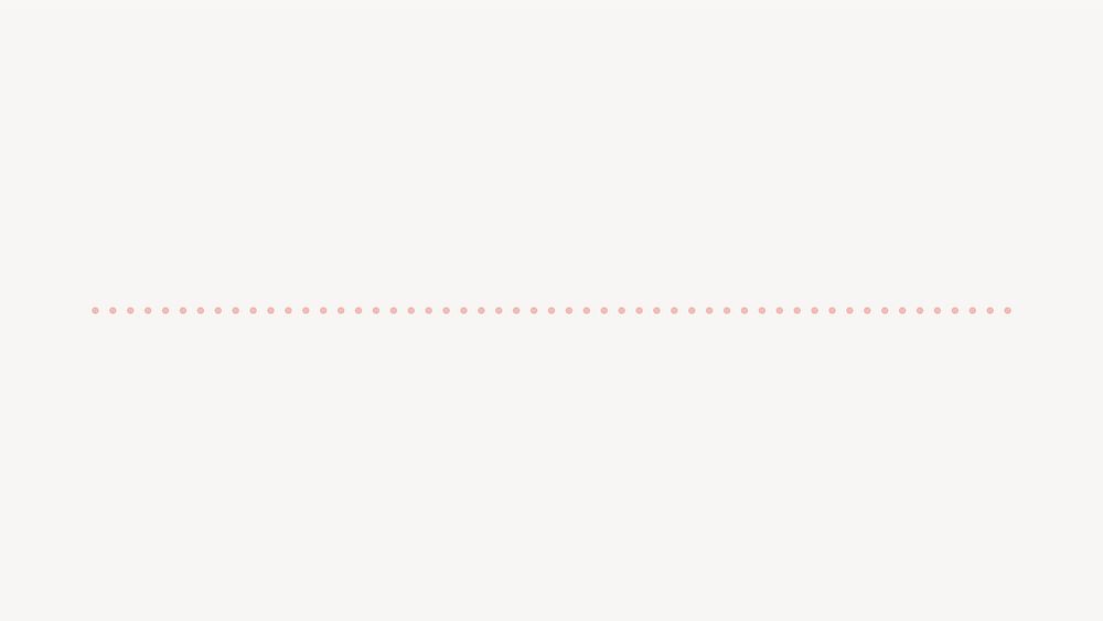 Dotted divider line, pink design | Premium Vector - rawpixel
