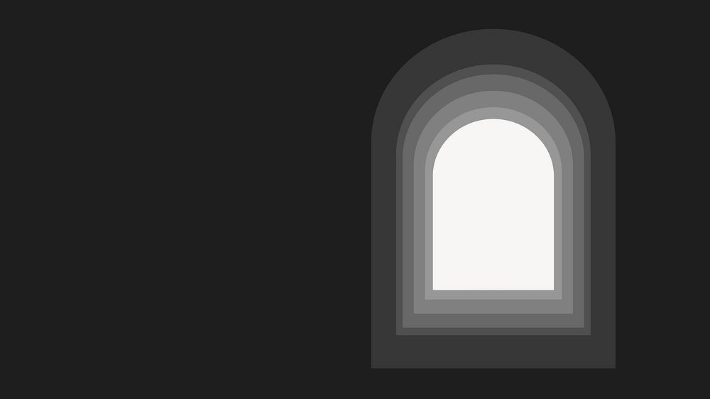 Retro arch shape computer wallpaper, | Premium Vector - rawpixel