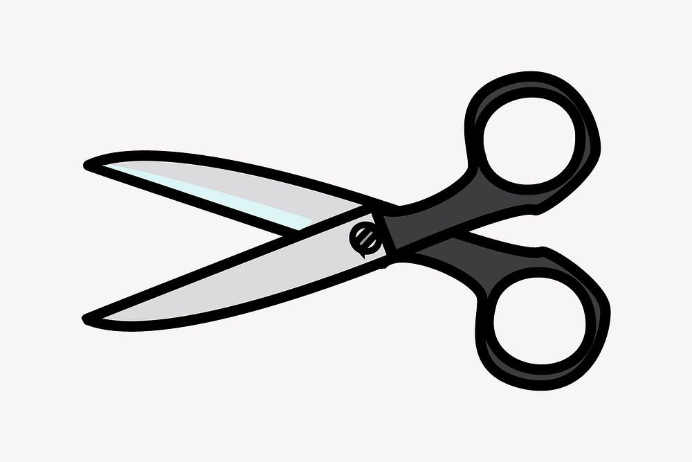 Scissors collage element vector | Free Vector - rawpixel