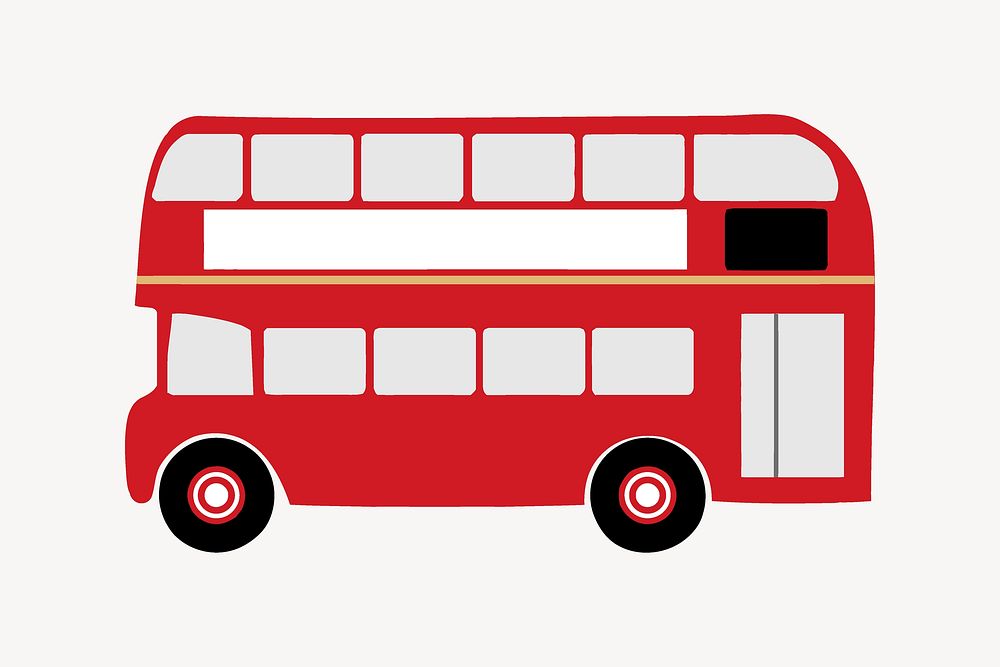 London buses illustration. | Free Photo Illustration - rawpixel