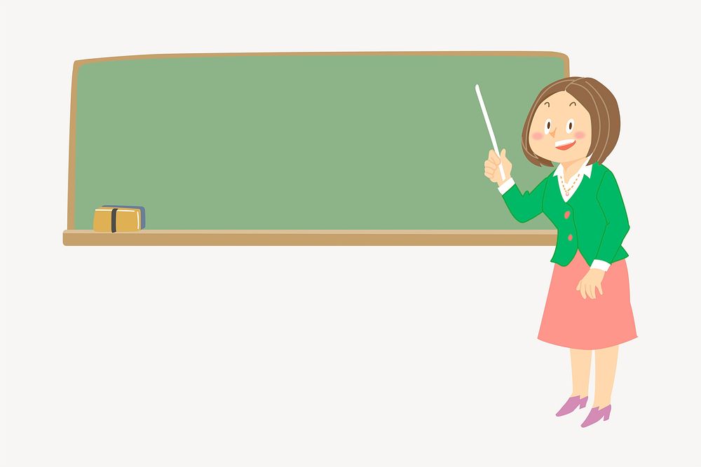 Teacher illustration | Free Photo Illustration - rawpixel