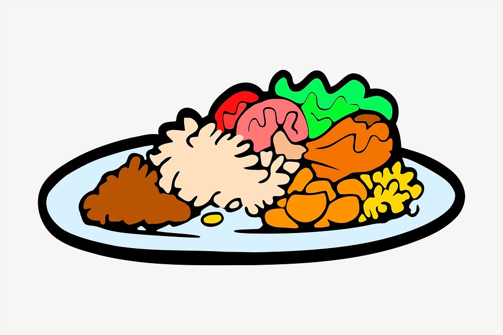 Meal clipart illustration psd | Free PSD - rawpixel