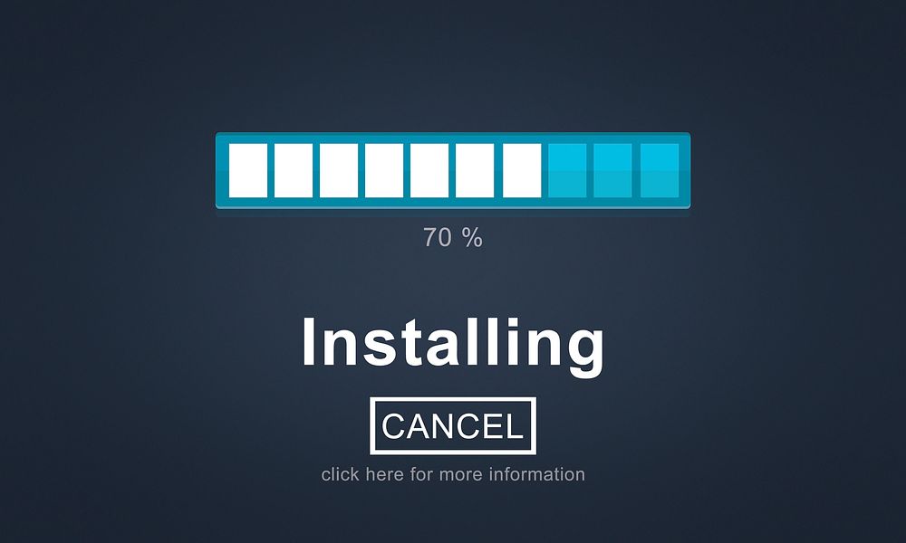 Installing Bar Load Waiting Indicator | Free Photo - rawpixel
