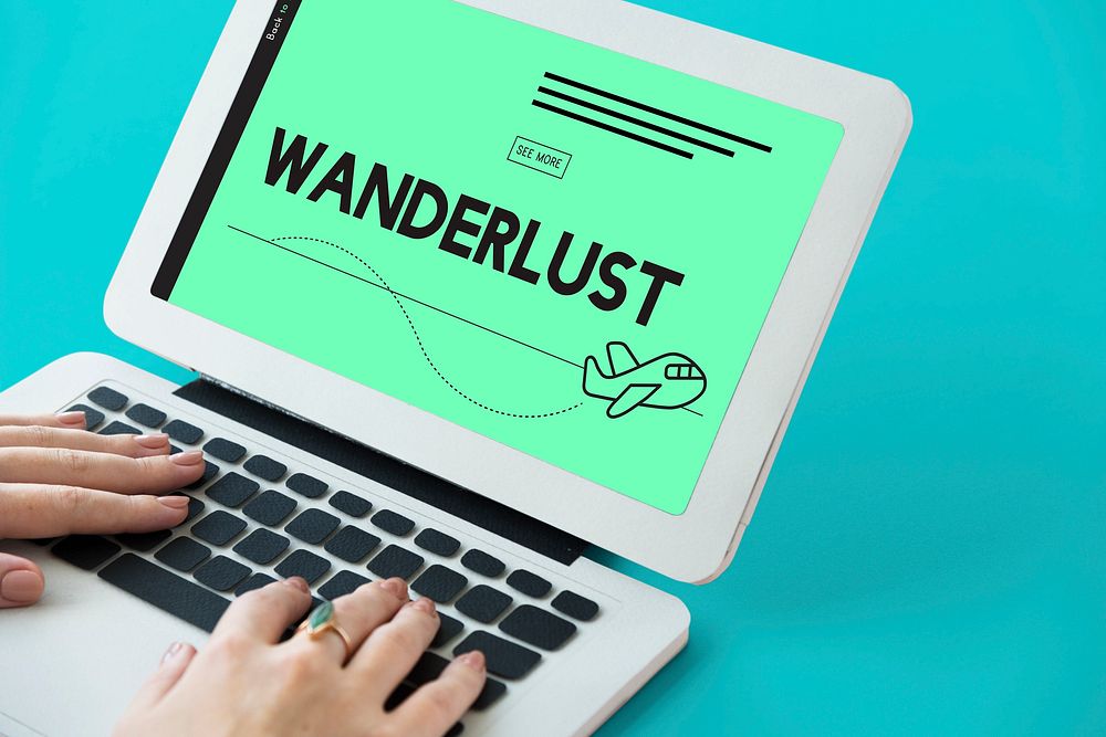 Wander wanderlust travel plane symbol | Free Photo - rawpixel