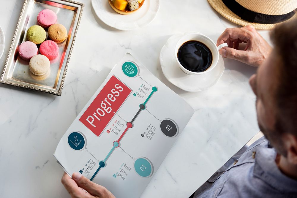 Progress Stock Figures Timeline Concept | Free Photo - rawpixel