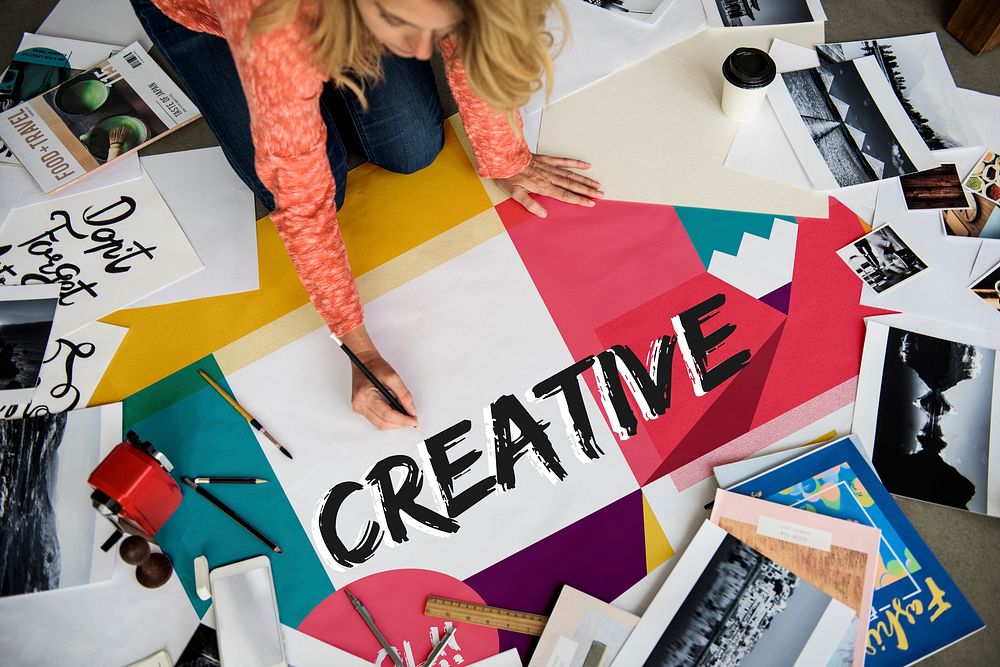 Creative Design Imagination Inspiration Inspiration | Premium Photo ...