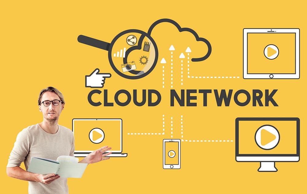 Cloud Network Storage Technology Connection | Premium Photo - rawpixel