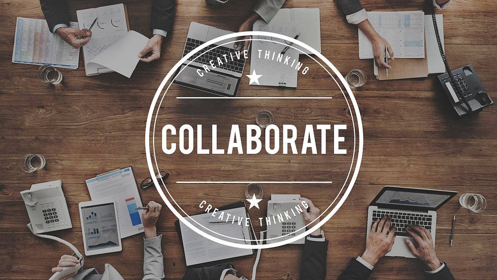 Collaborate Group Team Share Interaction | Premium Photo - rawpixel
