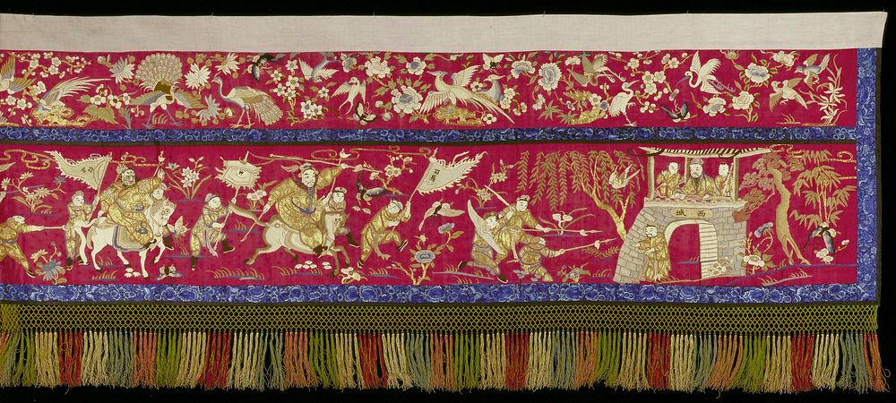 Temple banner of deep red | Free Photo Illustration - rawpixel