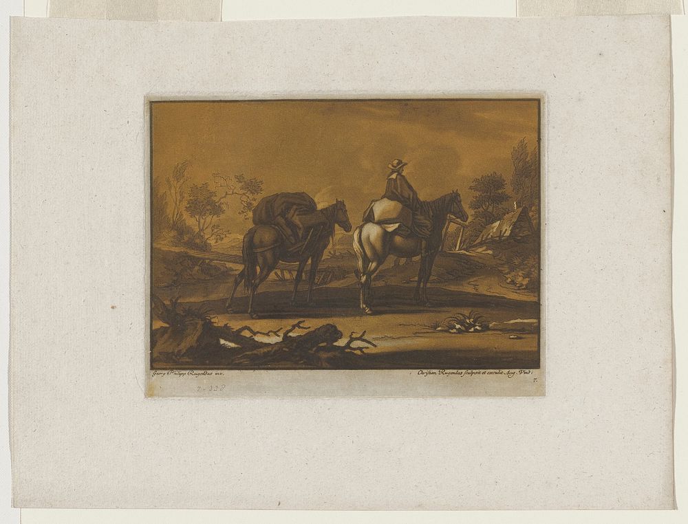 man on horseback with back | Free Photo - rawpixel