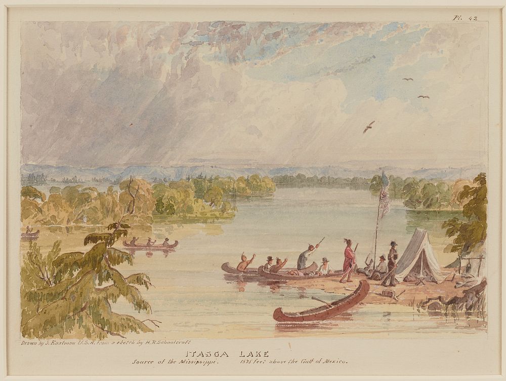 Itasca Lake, Source Mississippi, 1575 | Free Photo - rawpixel