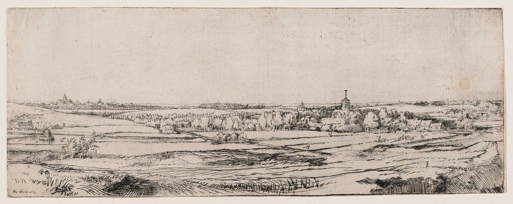 Rembrandt van Rijn's Goldweigher's Field. | Free Photo - rawpixel