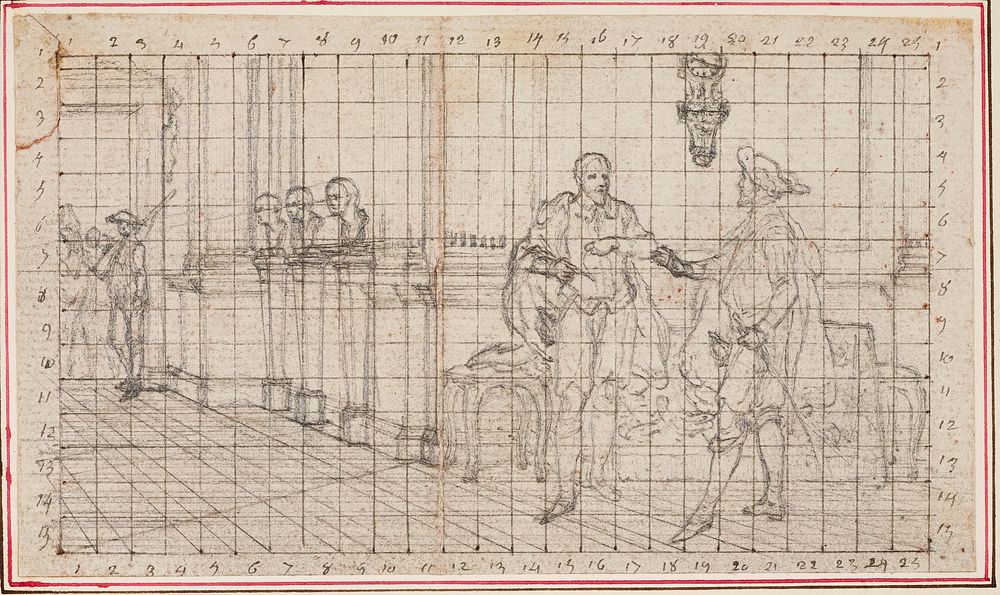 Two Gentlemen Standing Corridor Palace | Free Photo - rawpixel