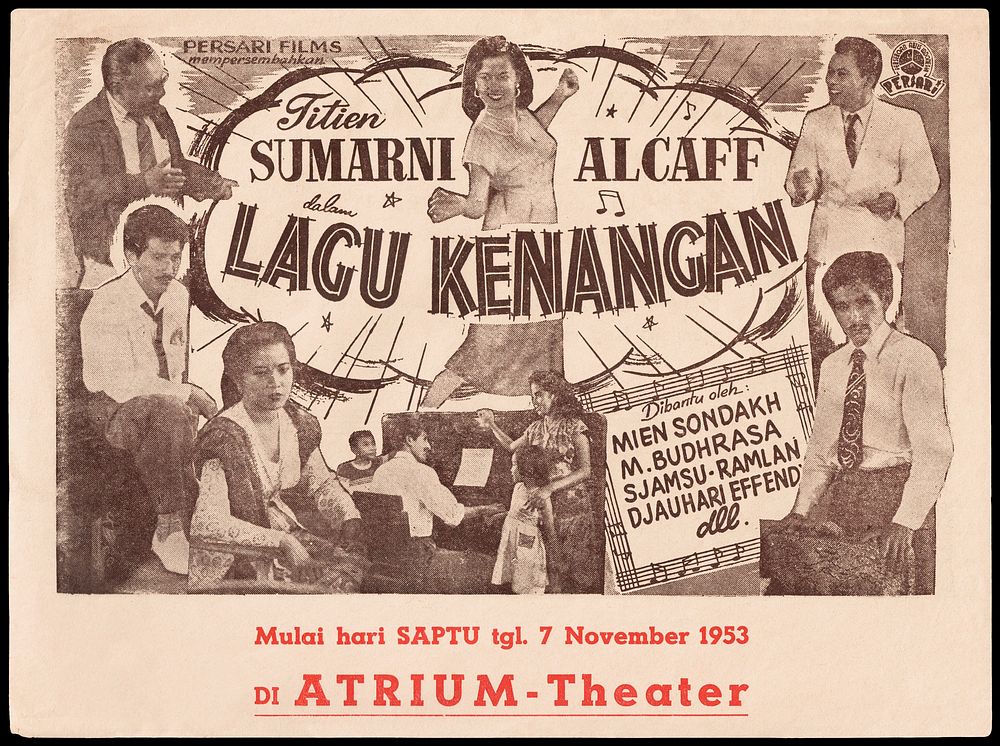 Film flyer Lagu Kenangan, 1953 | Free Photo - rawpixel