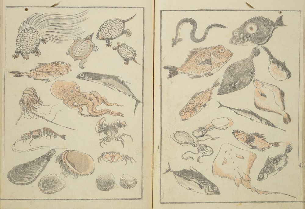 Hokusai's manga shōen zen. Original | Free Photo - rawpixel