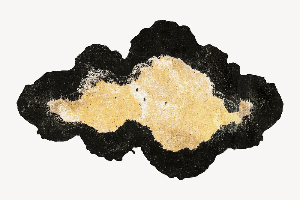 Gold cloud, traditional Japanese illustration | Premium PSD ...