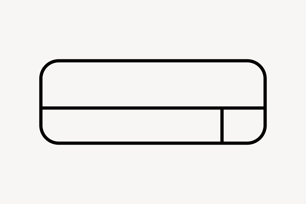 Notification box collage element, simple | Premium Vector - rawpixel