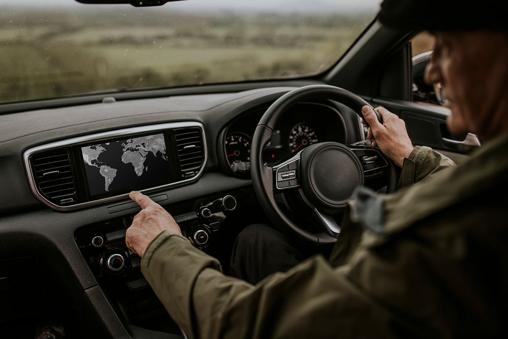 Car dashboard screen mockup, digital | Premium PSD Mockup - rawpixel