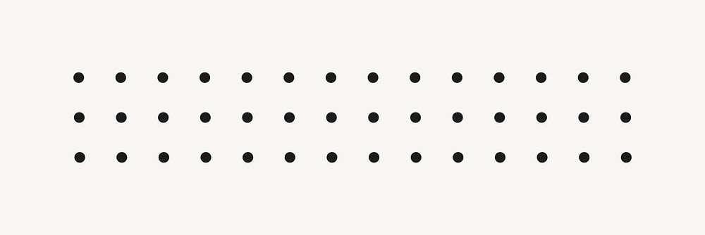 Dotted divider, black flat design | Premium Vector - rawpixel