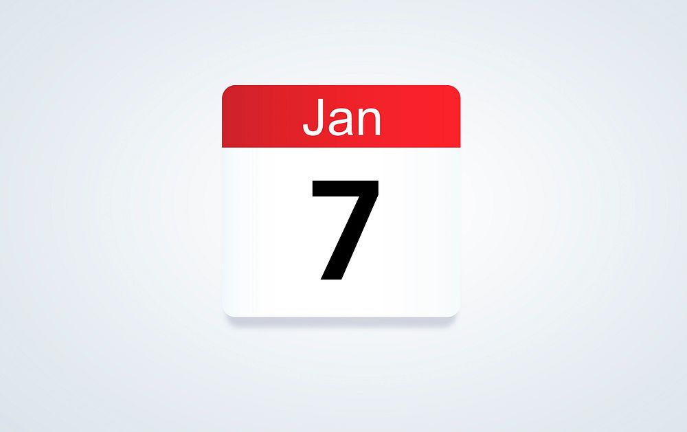 Simple calendar date graphic. | Free Photo - rawpixel