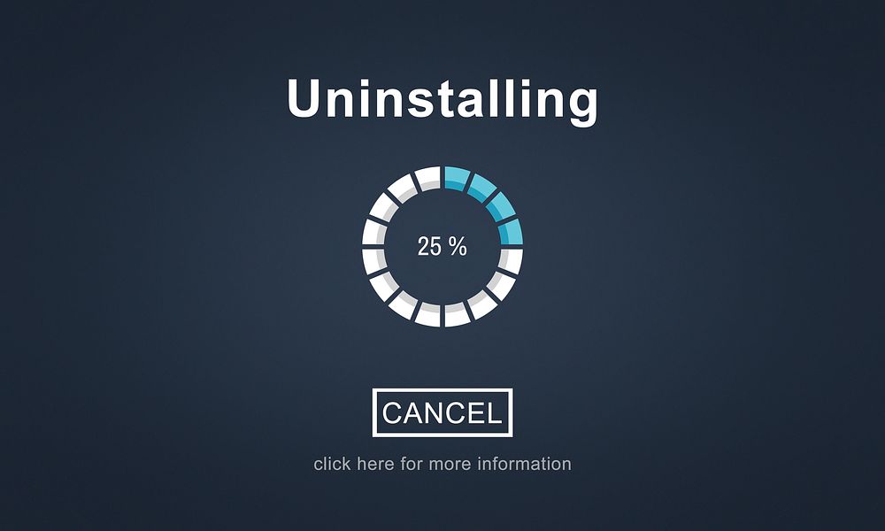 Uninstalling progress bar interface. | Free Photo - rawpixel