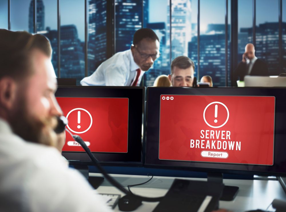 Server Breakdown Network Problem Technology | Premium Photo - rawpixel
