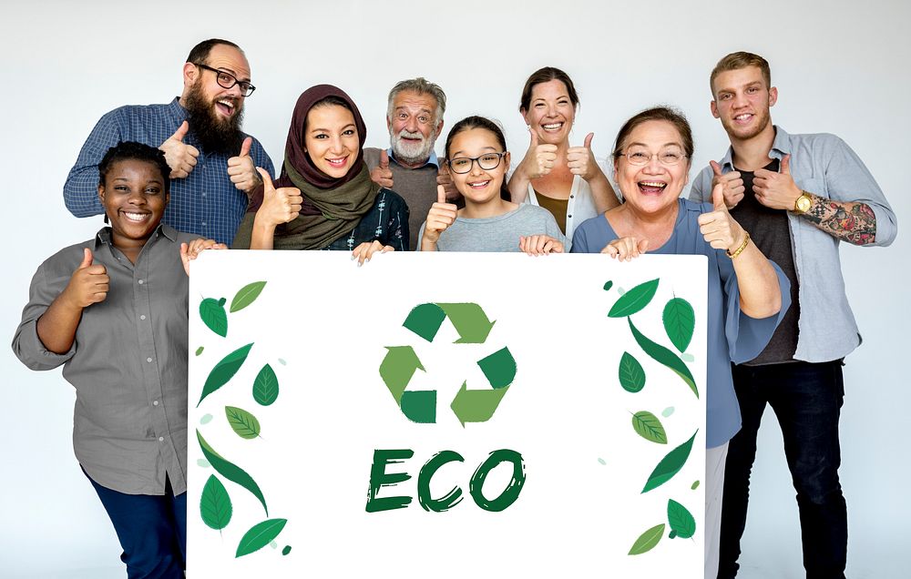Group Diverse People Showing Recycle | Premium Photo - rawpixel