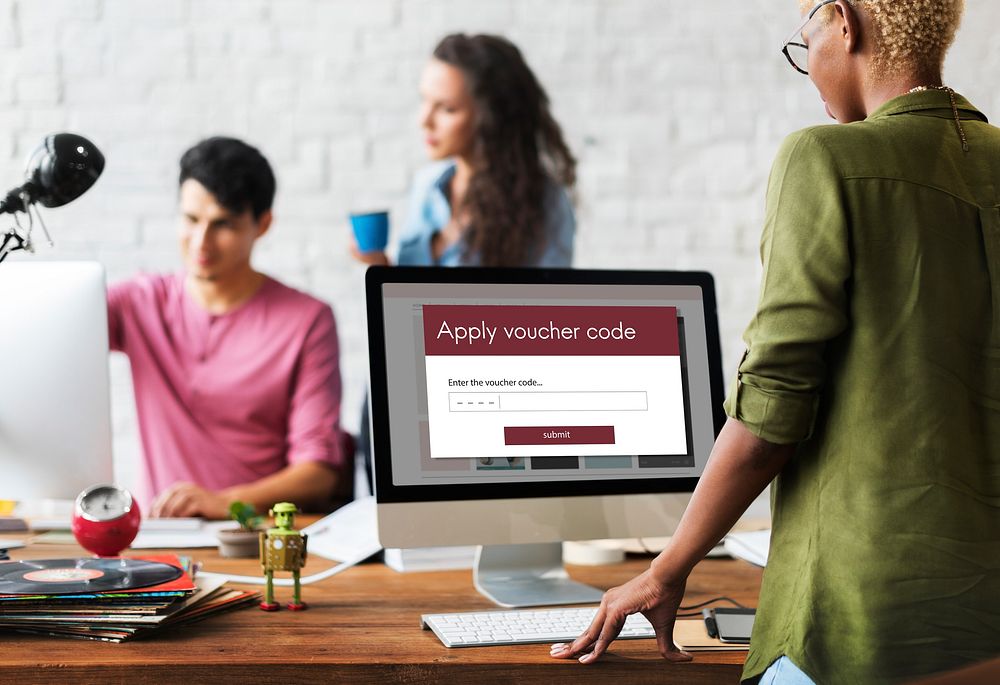 Apply Voucher Code Starting Download | Premium Photo - rawpixel