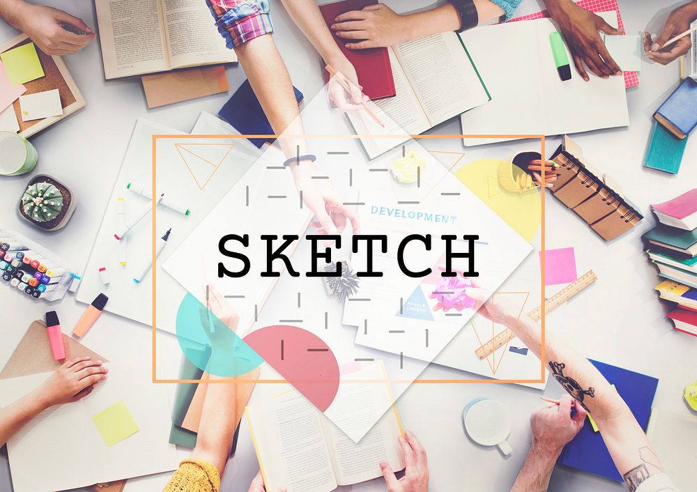 Sketch Design Draft Drawing Ideas | Premium Photo - rawpixel