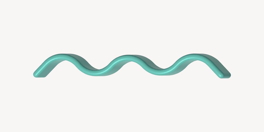 Green 3D wavy line | Free Photo - rawpixel