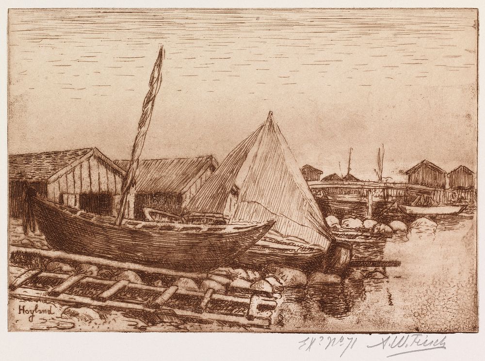 Suursaaren rantaa Alfred William Finch | Free Photo Illustration - rawpixel