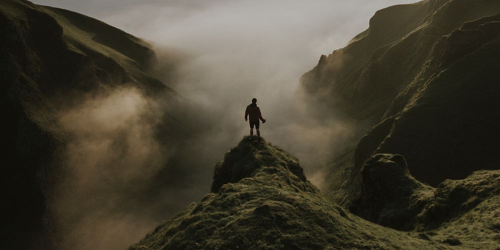 Mountain cliff background, travel aesthetic, | Free Photo - rawpixel