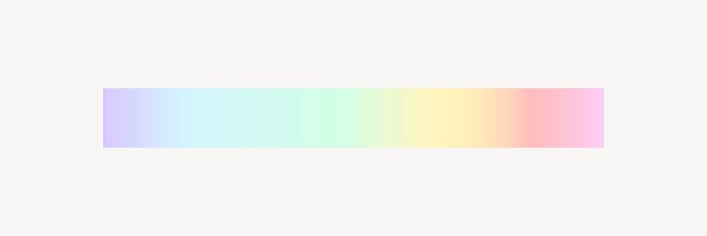 Rainbow gradient divider, collage element | Premium Vector - rawpixel