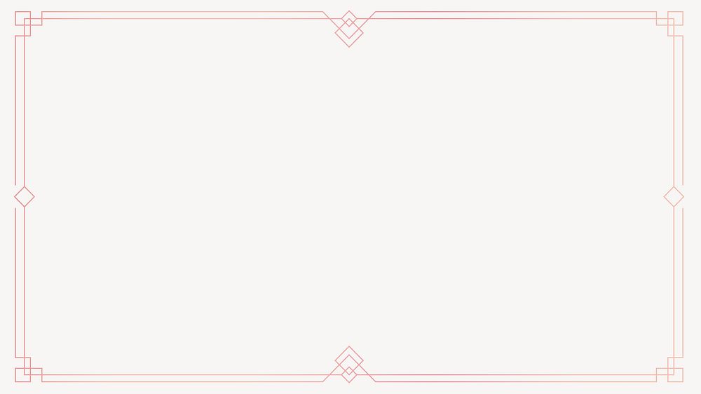 Aesthetic art deco pink frame | Free Vector - rawpixel