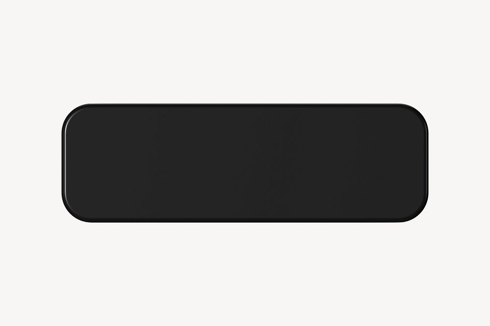 3D black rectangle, geometric shape | Free Photo - rawpixel