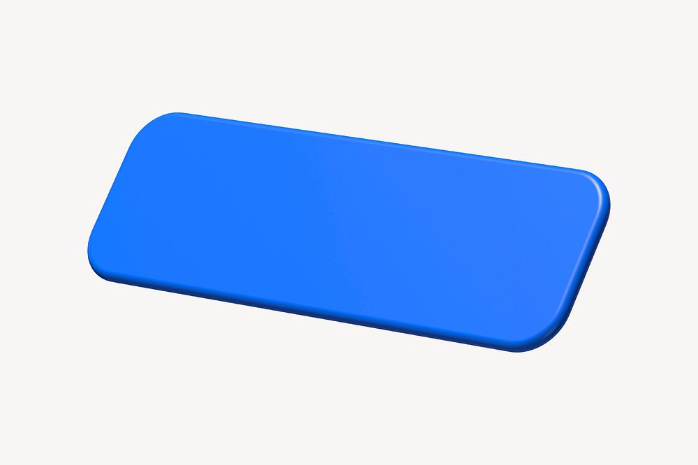3D blue rectangle, geometric shape | Free Photo - rawpixel