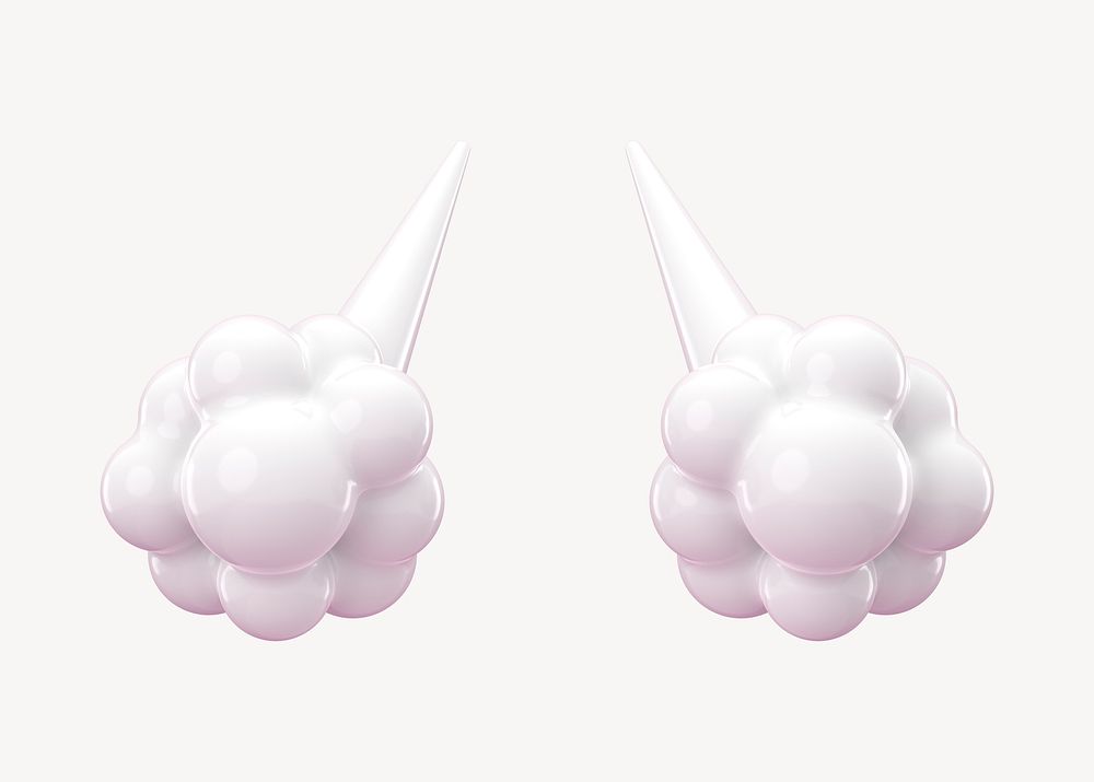 3D white exhale steam illustration | Free Photo - rawpixel