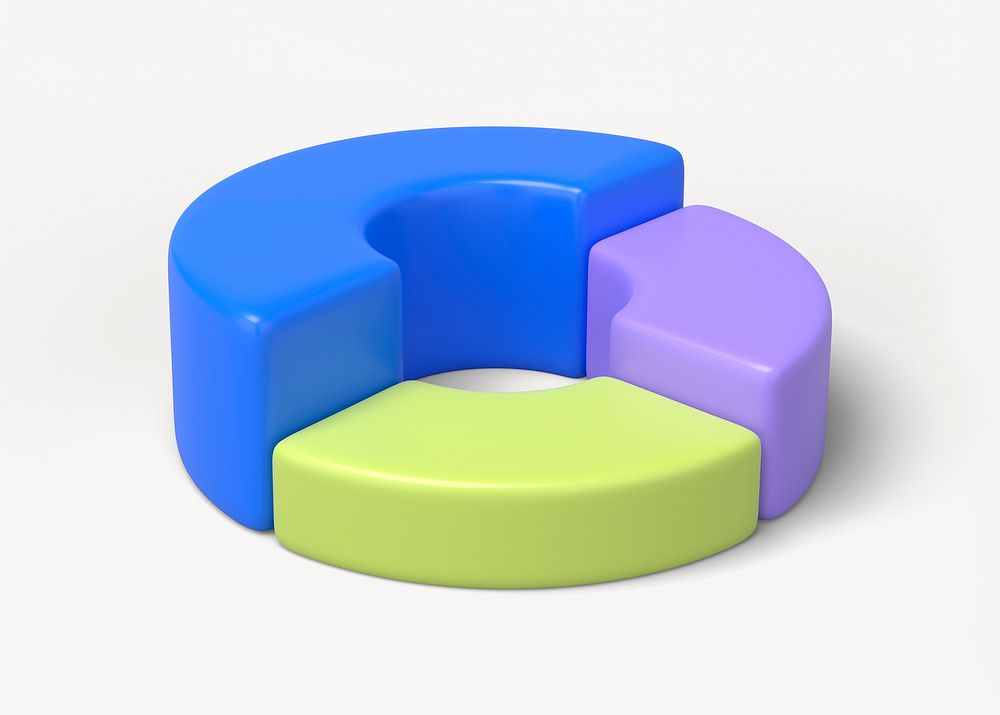 Circular chart graph 3d rendered | Premium Photo - rawpixel