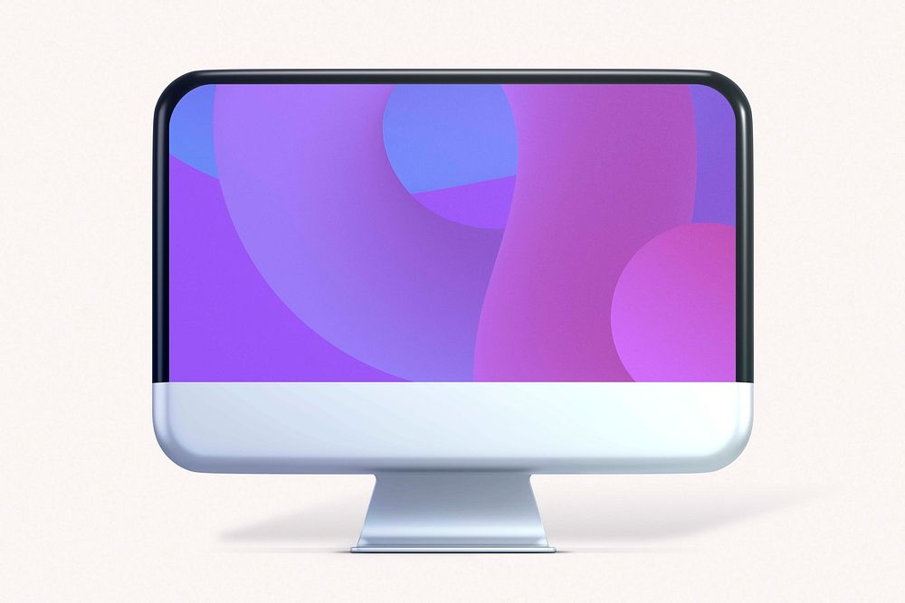 3D rendering computer screen illustration | Free Photo - rawpixel