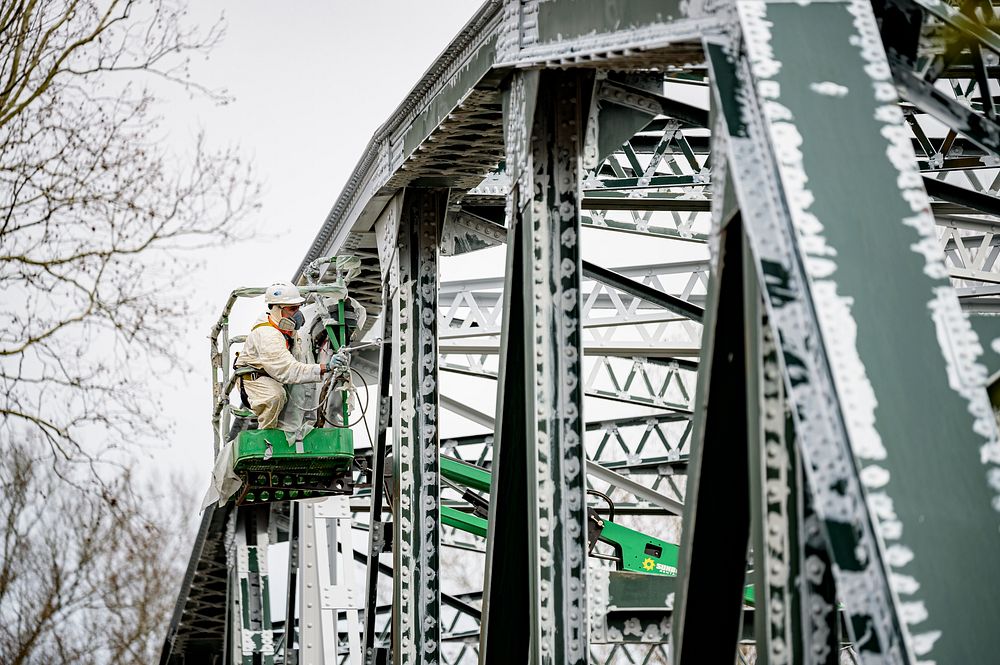 Greene Street Bridge PaintingContractors apply | Free Photo - rawpixel