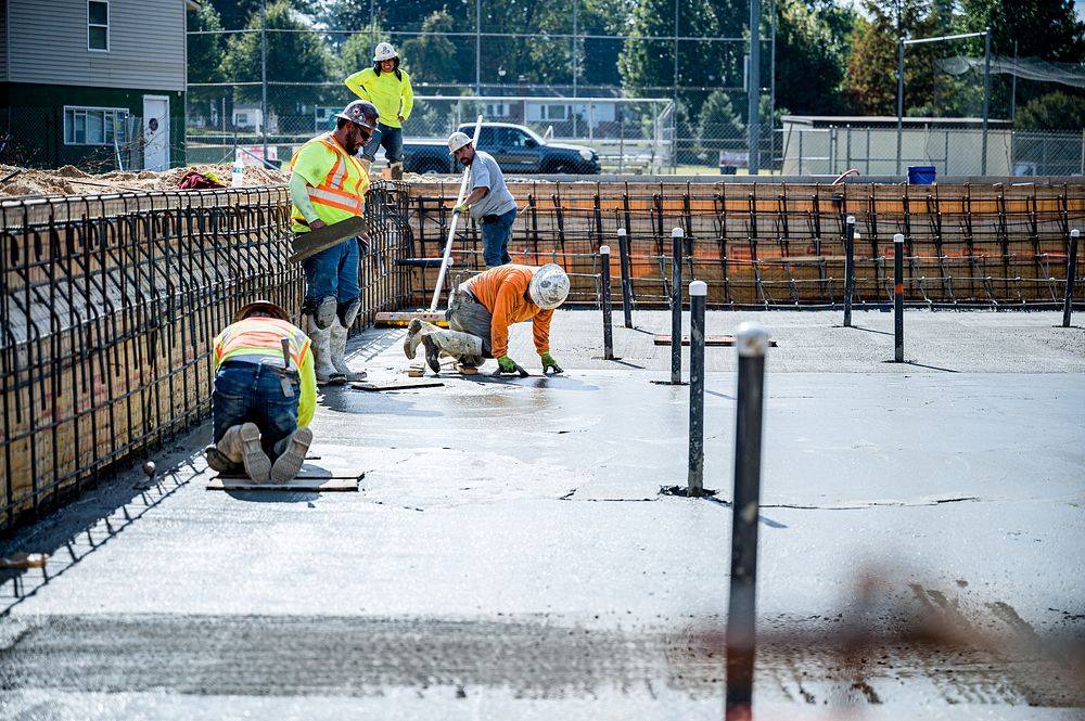 Community Pool ConstructionThe new community | Free Photo - rawpixel